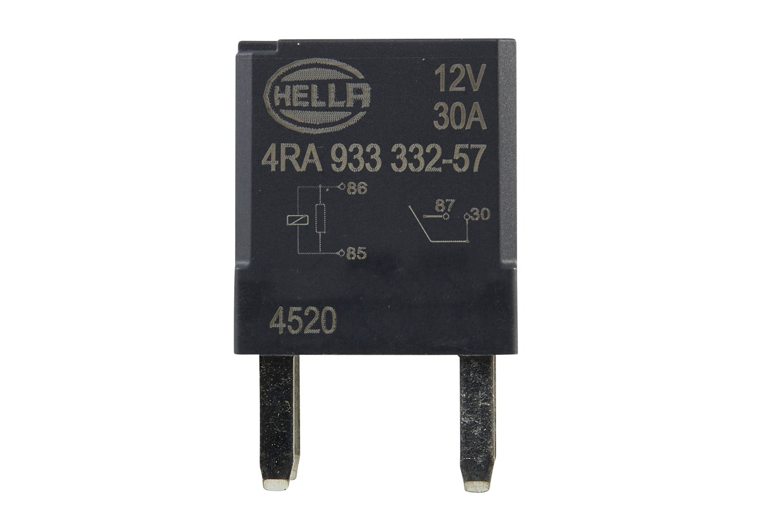 HELLA 4RA 933 766-801 Relay, main current - 12V - 4-pin connector
