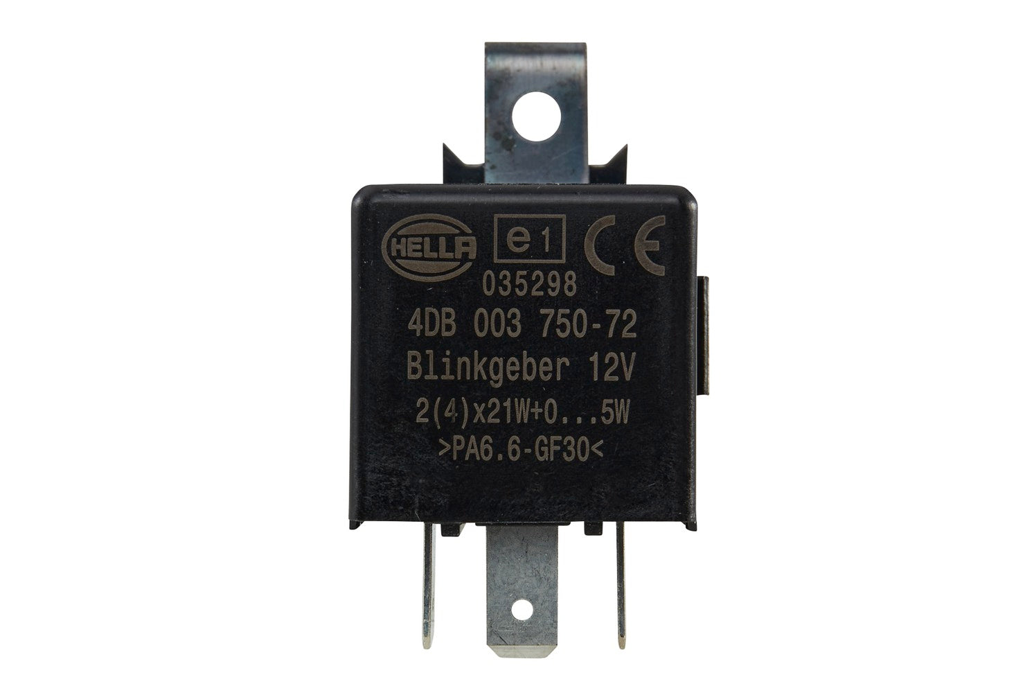 HELLA 4DB 007 218-001 Flasher Unit - 12V - 4-pin connector